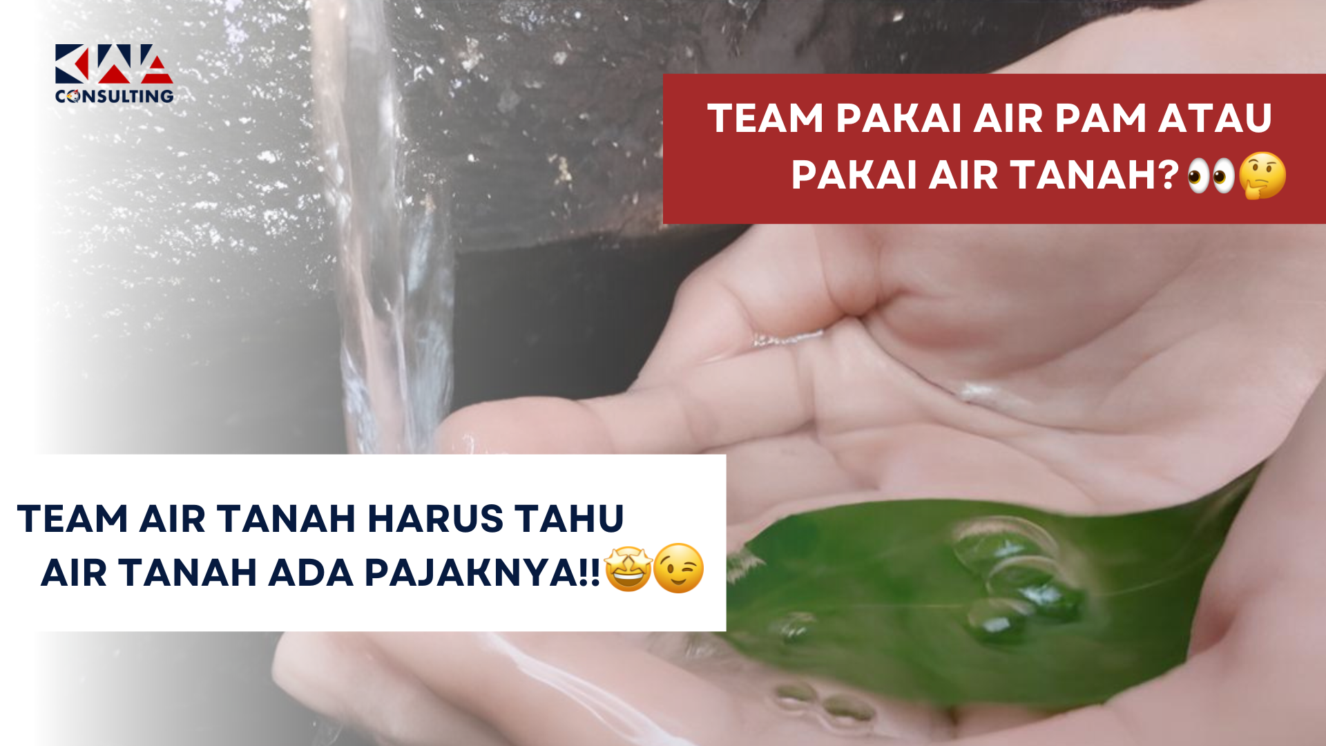 TEAM PAKAI AIR PAM ATAU PAKAI AIR TANAH? TEAM AIR TANAH HARUS TAHU AIR TANAH ADA PAJAKNYA!!